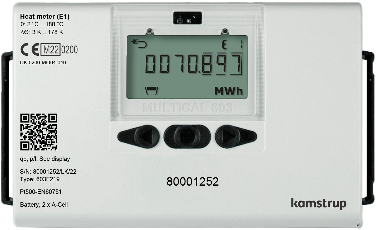 Kamstrup Multical 603 Ultrasonic Heat Meter – UK Metering